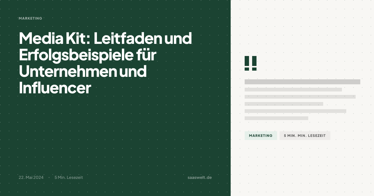 Media Kit: Leitfaden und Erfolgsbeispiele für Unternehmen und ...