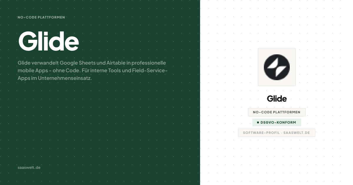 Glide Review - Preis, Features & Alternativen | SaaS-Welt